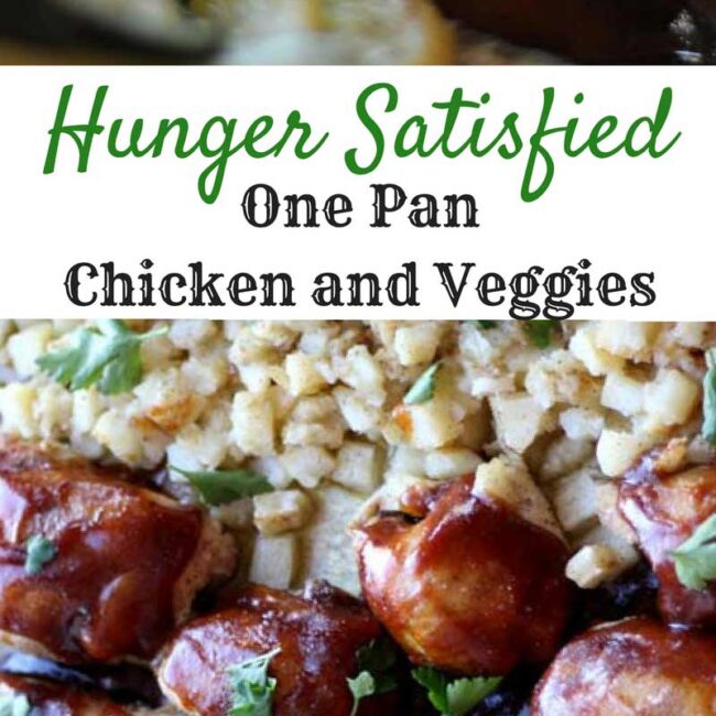 Easy One Pan Chicken and Veggies - Hunger Satisfied - Oven Struck