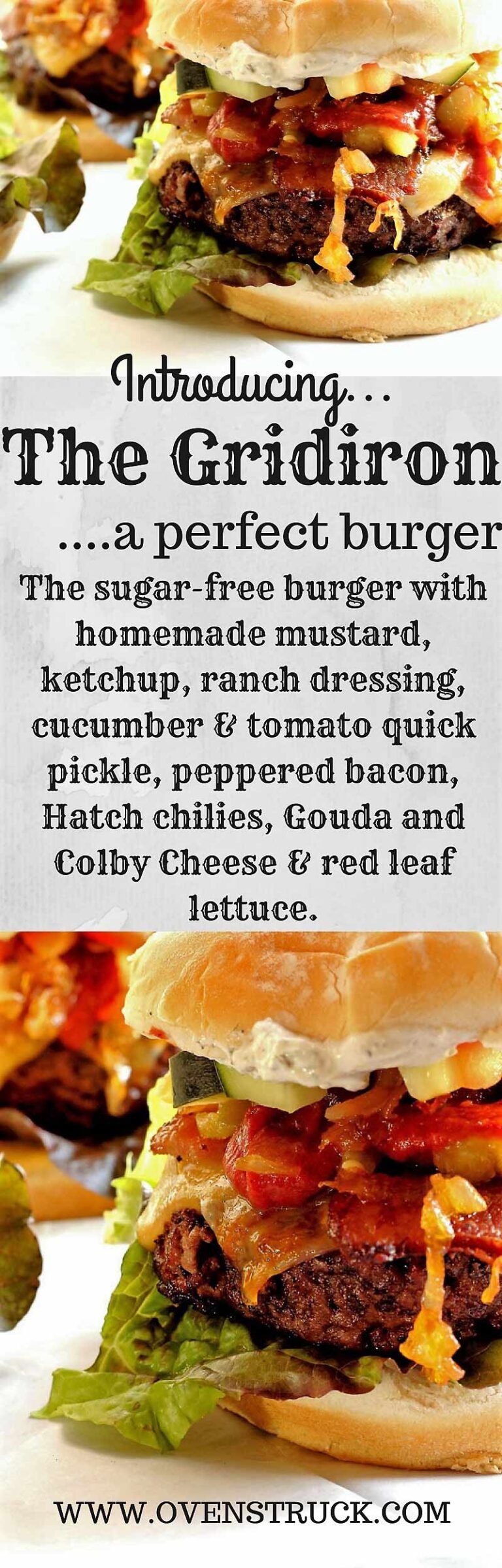 Perfect Burger(s) | Our Gridiron burger is just that - Oven Struck